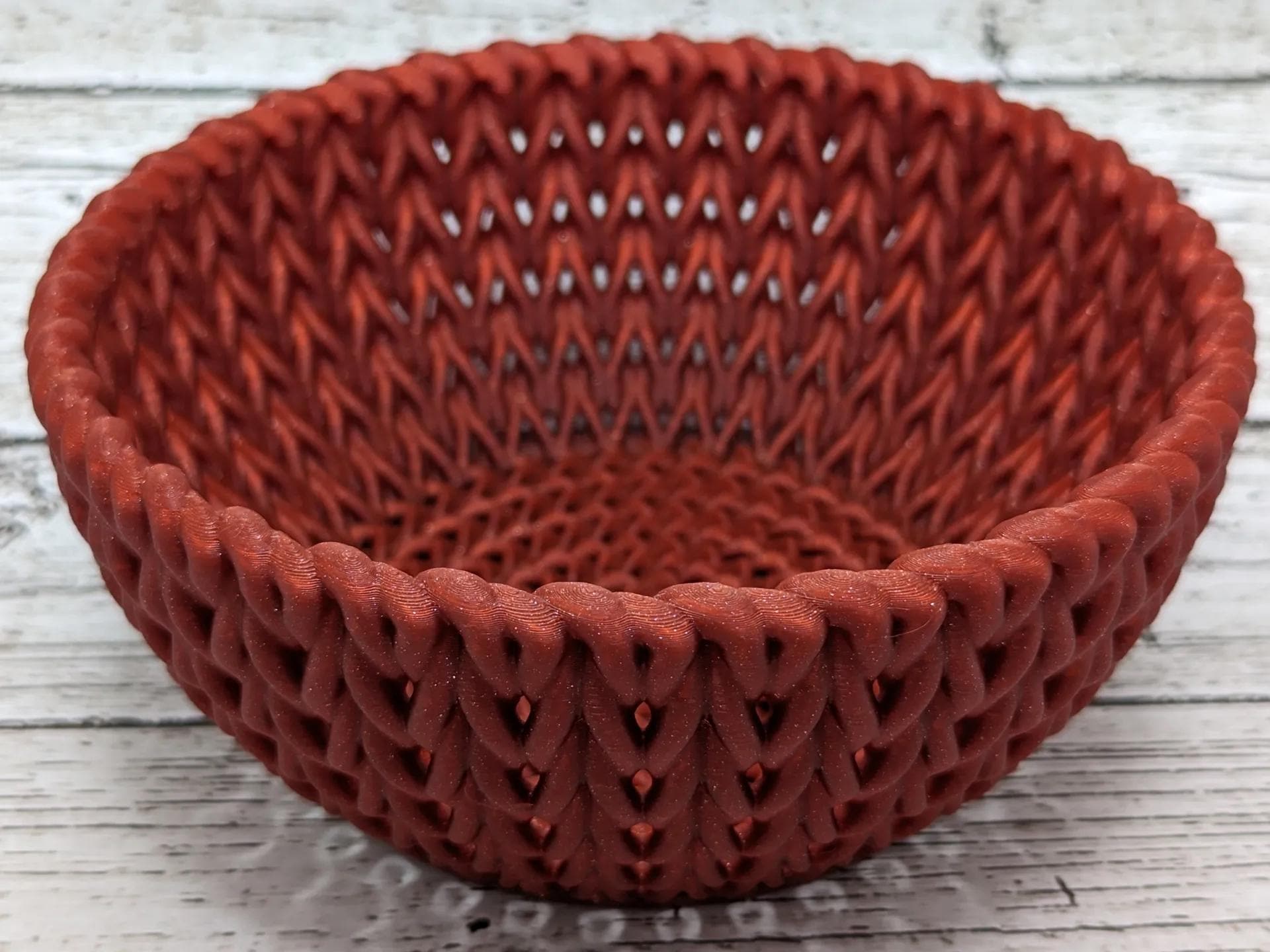 Knitted Bowl – 3D Print File for Bambulab A1 & A1 Mini, Stylish ...
