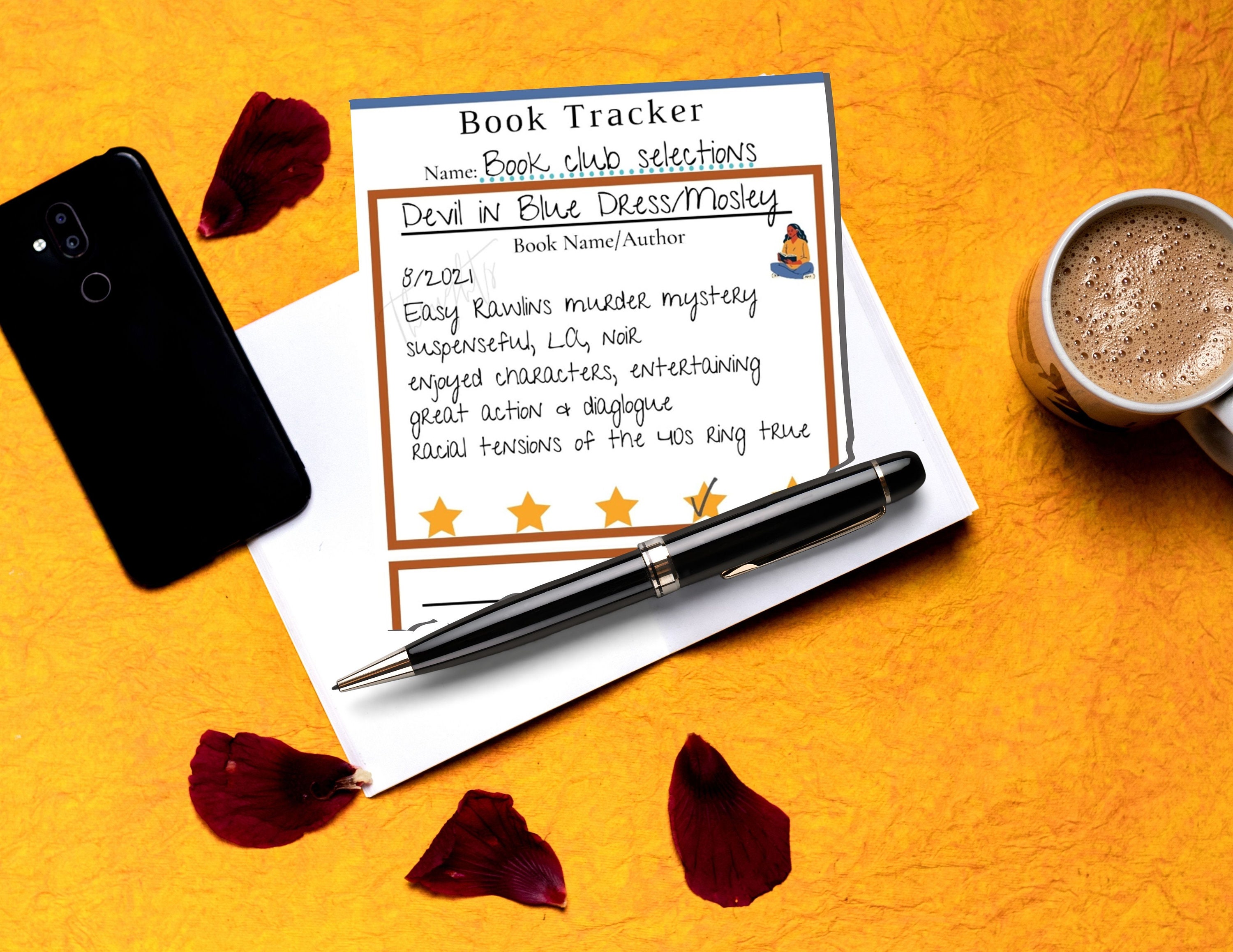 Printable Book Tracker Bookmark, Digital Bookmarks, Bookmarks for ...