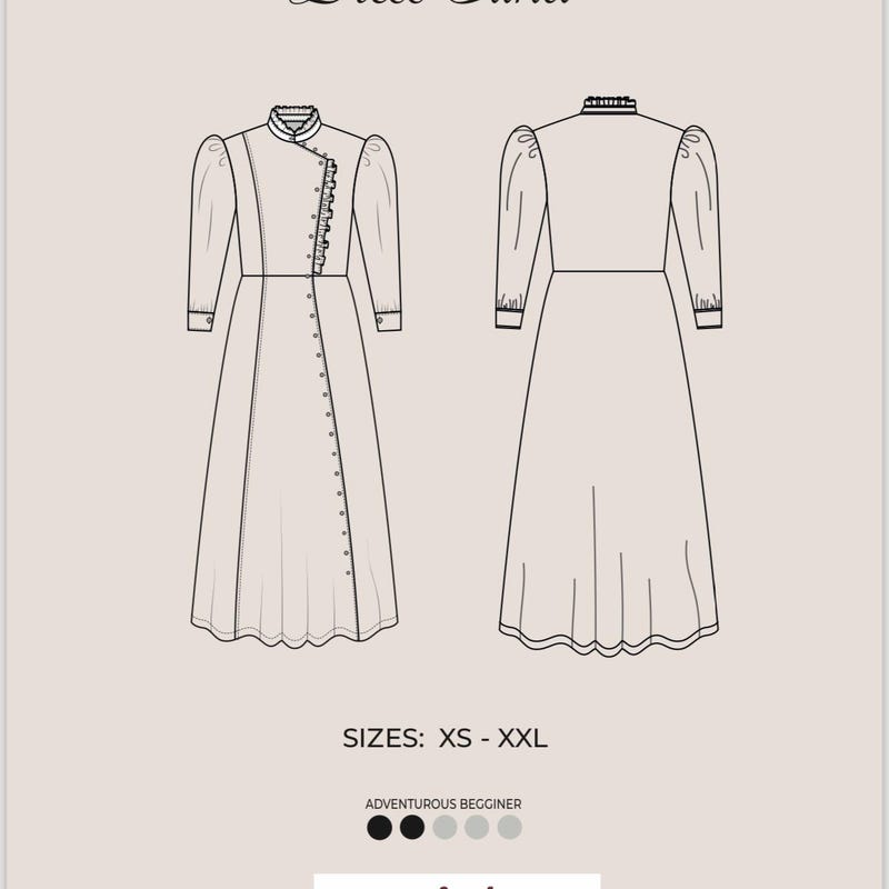 Modest Dress Pattern - Etsy