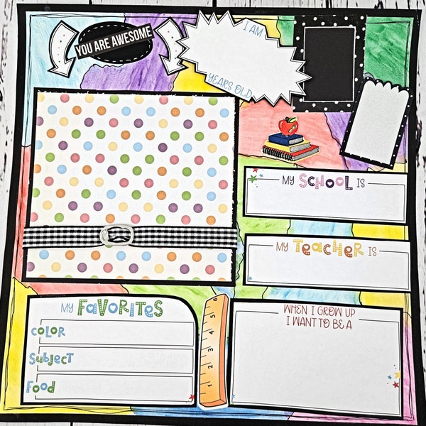 Premade Scrapbook - Etsy