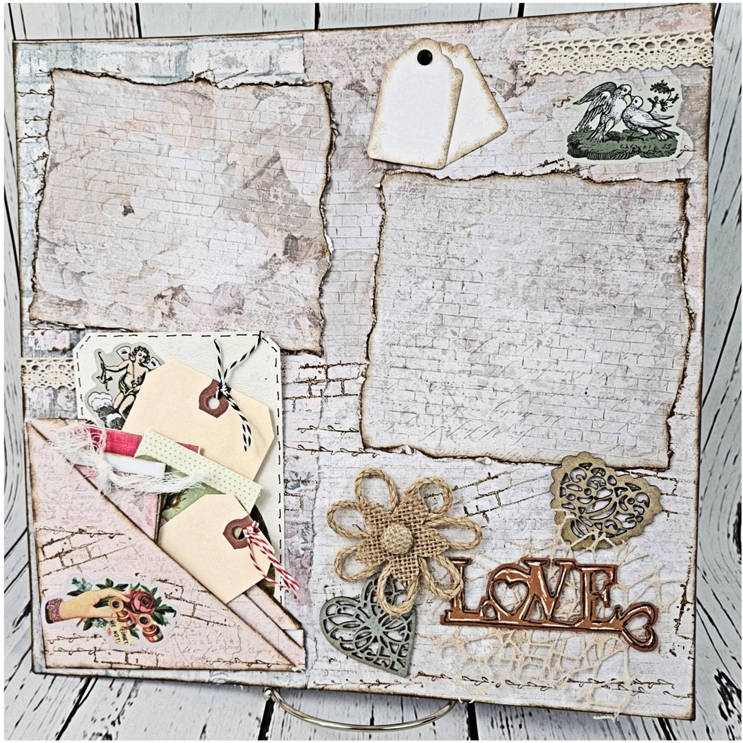 Love Scrapbook Page, 12x12 Scrap Page, Marriage, Dating, Family ...