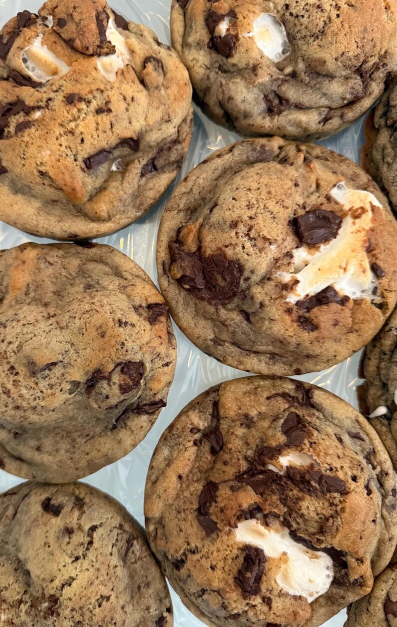 Campfire Smores Classic NY Style Cookie - Etsy