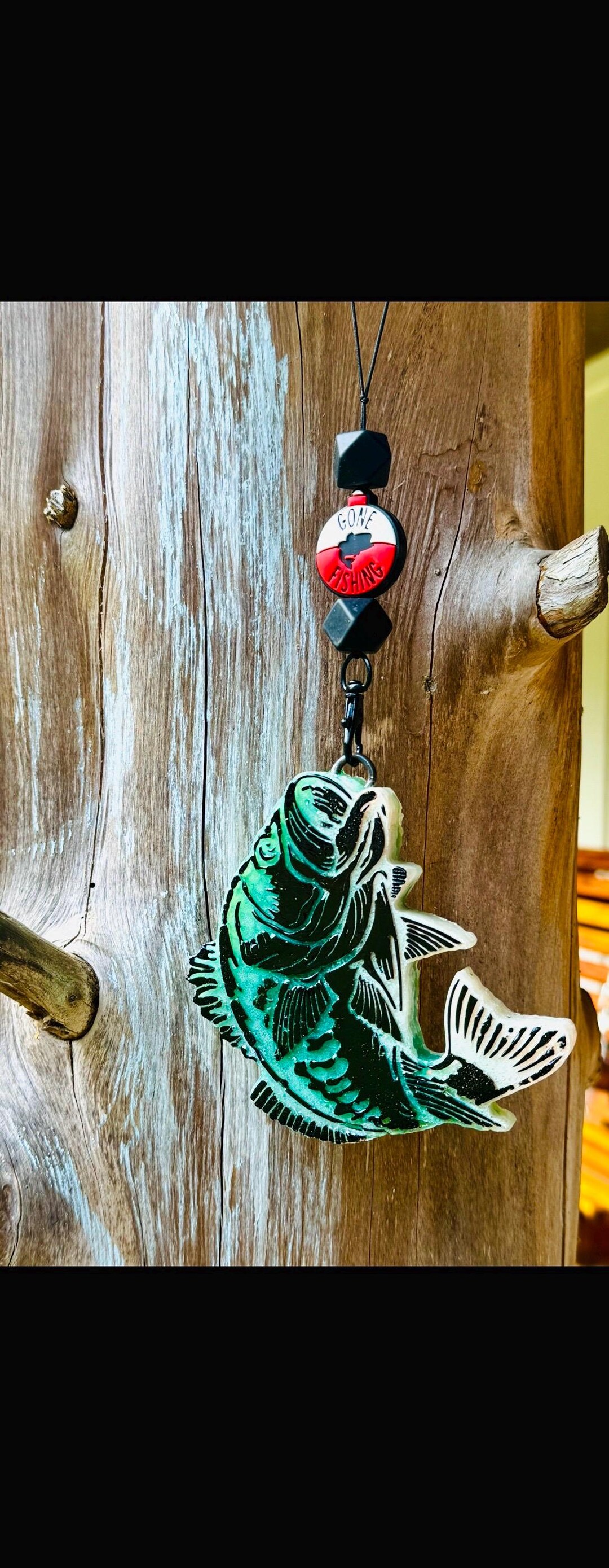 Custom Fishing Car Freshener, Bass Fish Car Freshie - Etsy