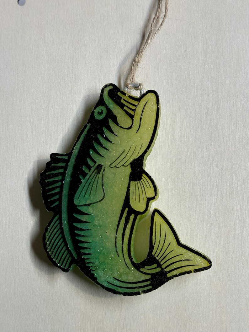 Bass Fish Car Freshie, Aroma Bead Air Freshener - Etsy