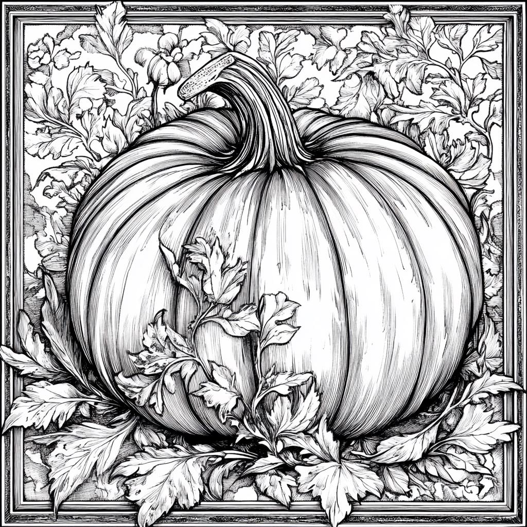Printable Halloween Coloring Page – Cute Pumpkin Design - Etsy
