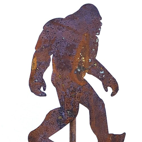 Sasquatch Yard Stake Big Foot Steel Metal Art / Metal - Etsy