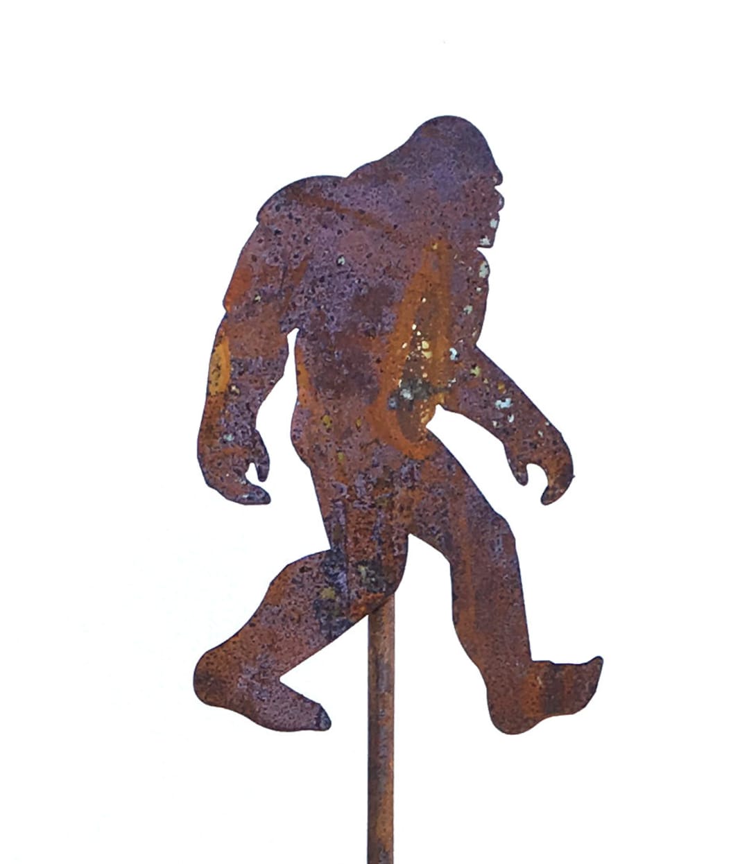 Sasquatch Yeti Metal Bigfoot Sign Garden Art Outdoor Decor - Etsy