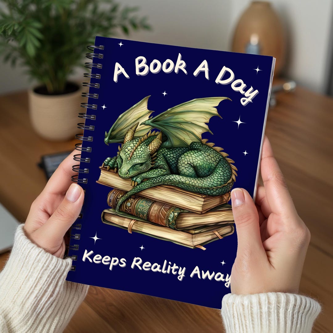 Dragon Notebook | Spiral Notebook Ruled Line | A Book A Day Keeps ...