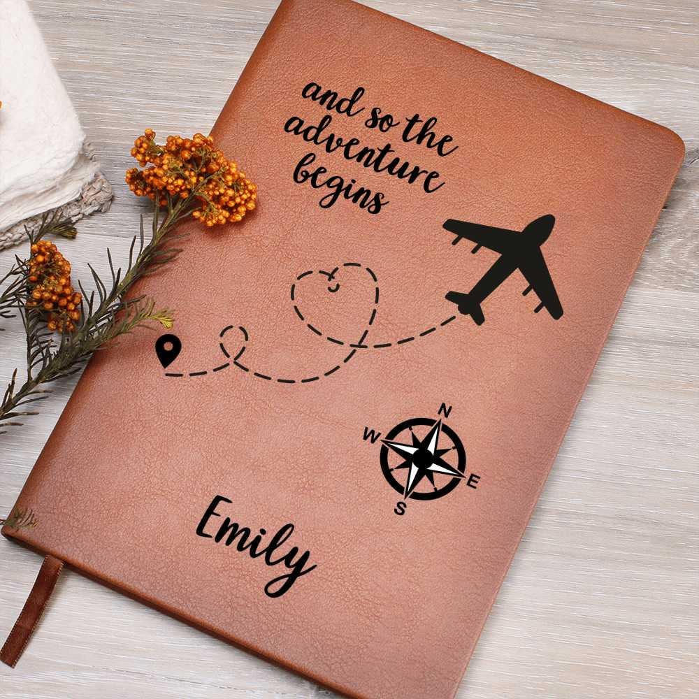 Personalized Leather Journal | Travel Journal | Gift for Traveler ...