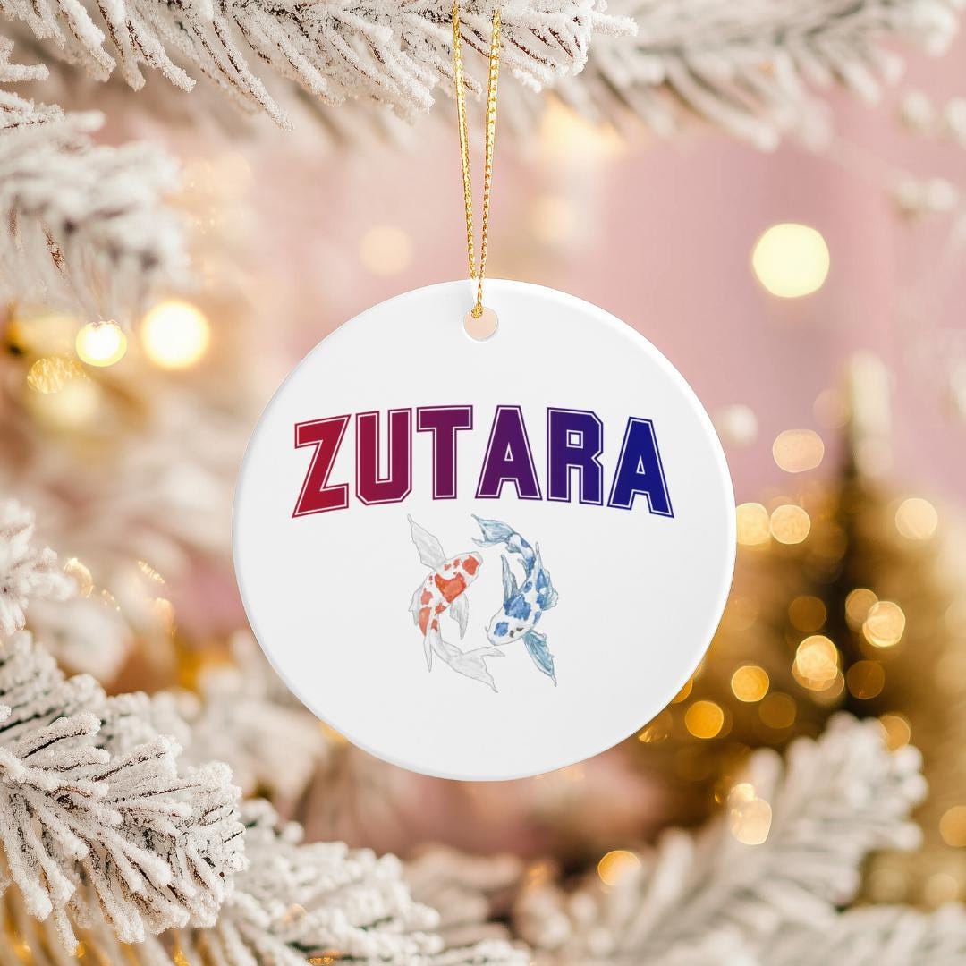 Zutara Ornament | Fandom Ornament | Christmas Ornament | Zuko and ...