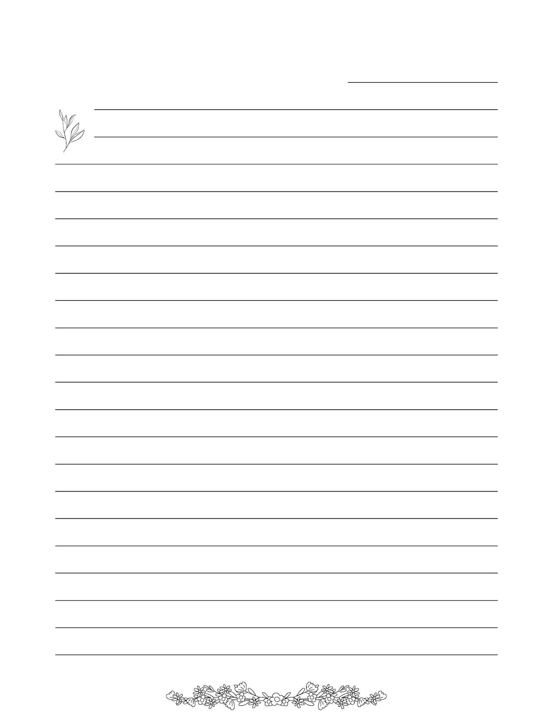 Printable Notebook PDF Only - Etsy