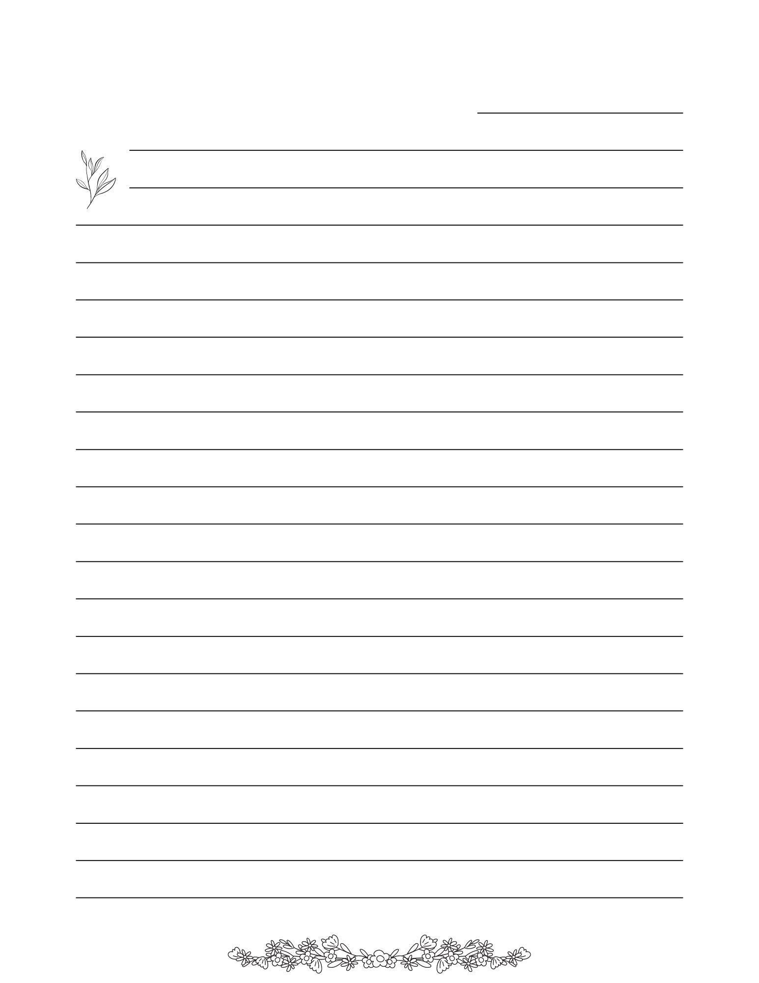 Printable Notebook PDF Only - Etsy