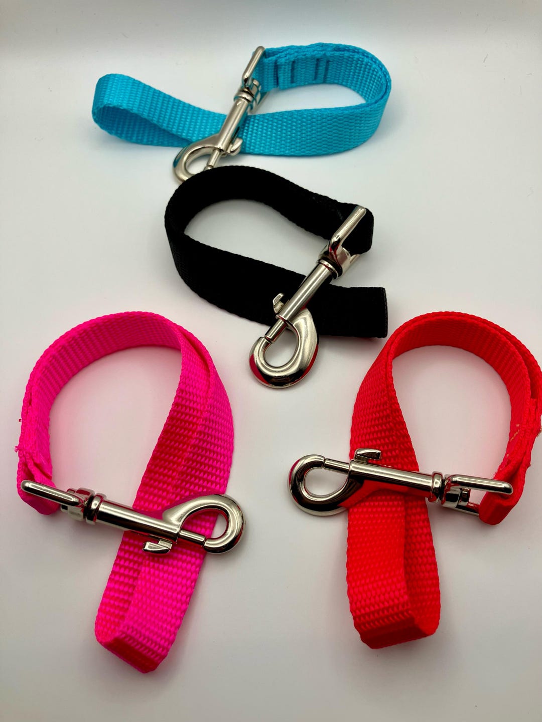Nylon Dog Training Tab Leash: Heavy Duty, 12-inch Traffic Lead - Etsy