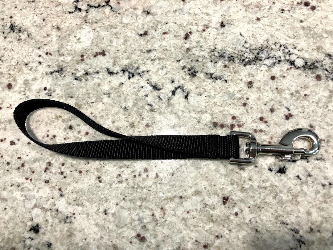 12" Tab Leash Handle, 1" Width Heavy Duty Nylon, Dog Training Tab Leash ...