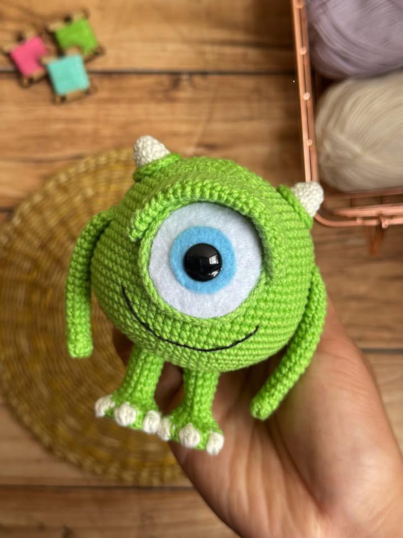 3in1 Cute Set Monster Crochet Pattern Sullivan, Wazowski, BOO PDF ...