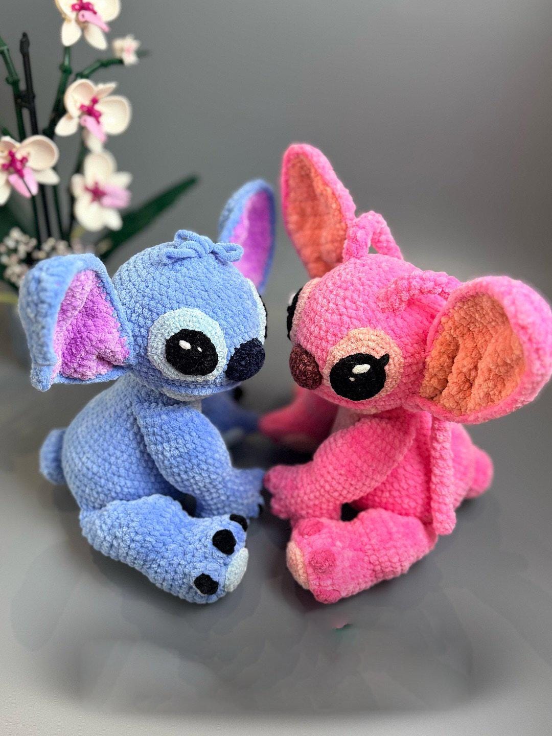 Stitch & Angel Amigurumi Crochet Pattern PDF – Plush Toy Duo ...