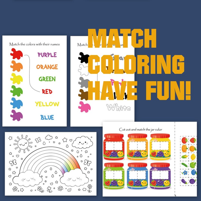 Color Worksheets for Preschool | Printable Color Activities | Toddler ...