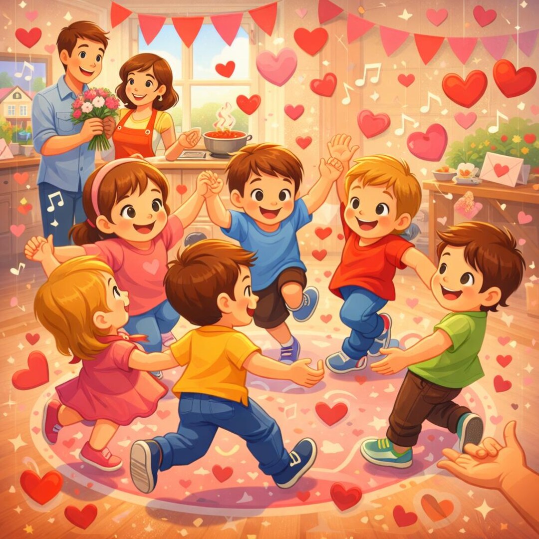 Valentine's Day Song for Kids – Fun Preschool Sing-along Mp3 WAV - Etsy