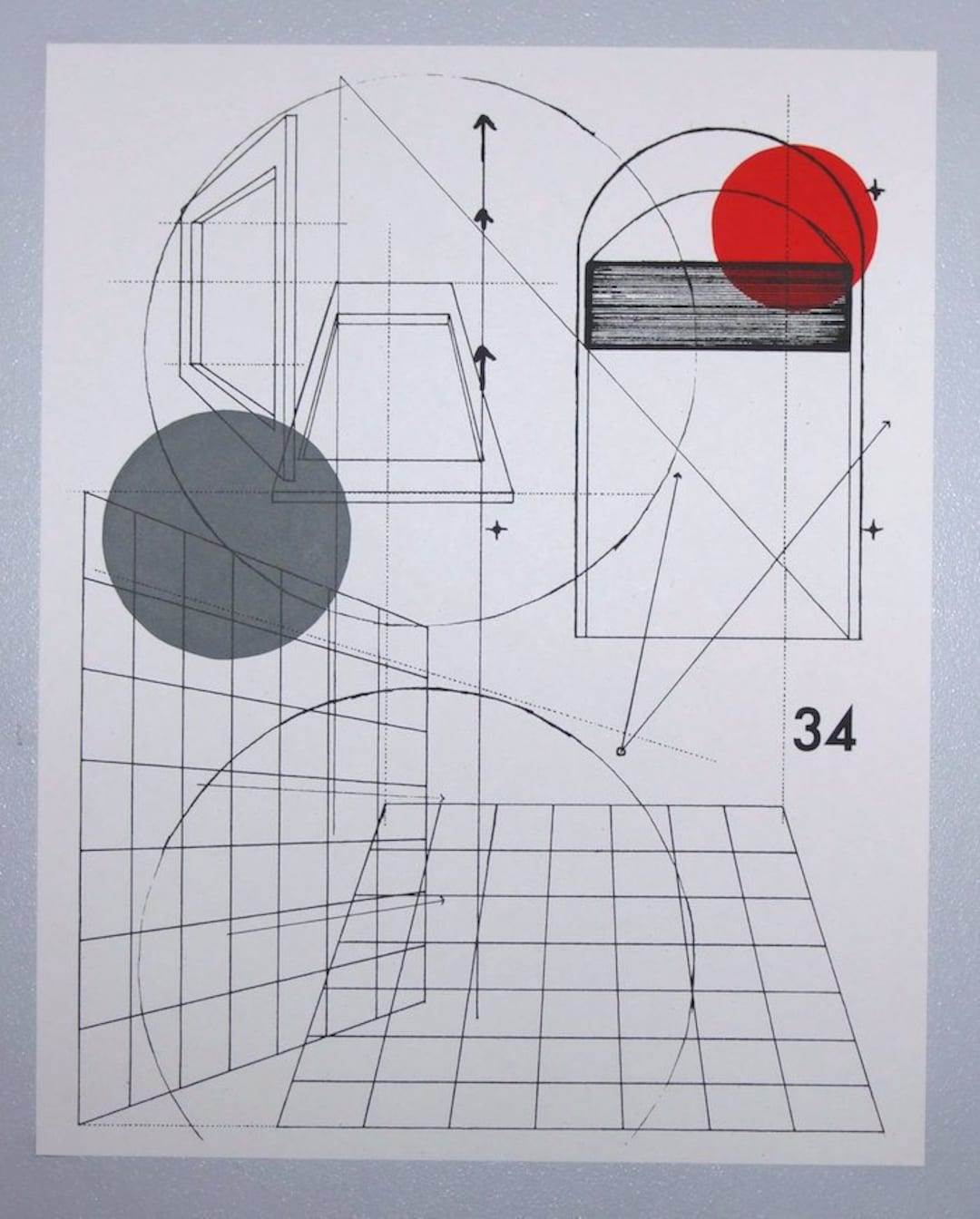 Perspective Architecture, Architectural Graphic Design, 16 X 20 Inches ...