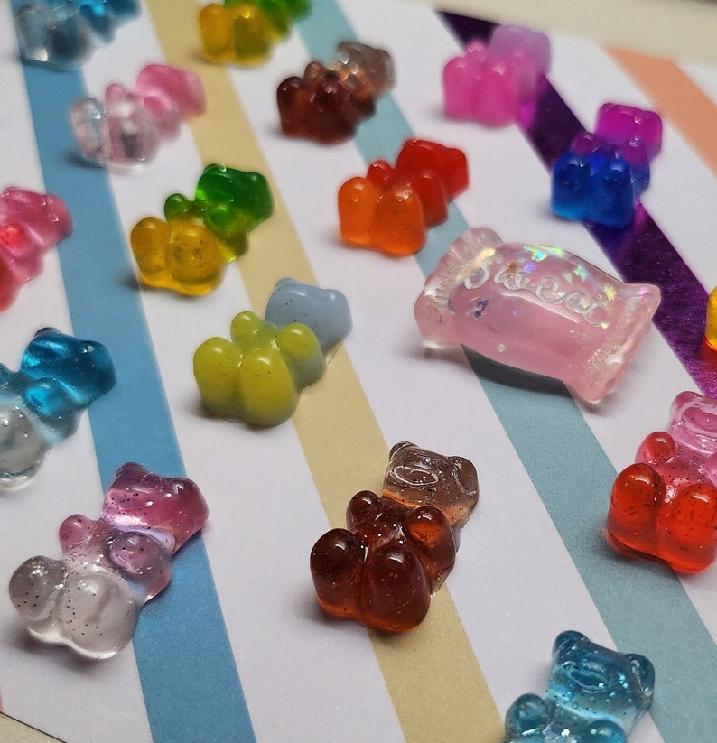 Sweet Stripes, Gummy Bear Wall Art - Etsy