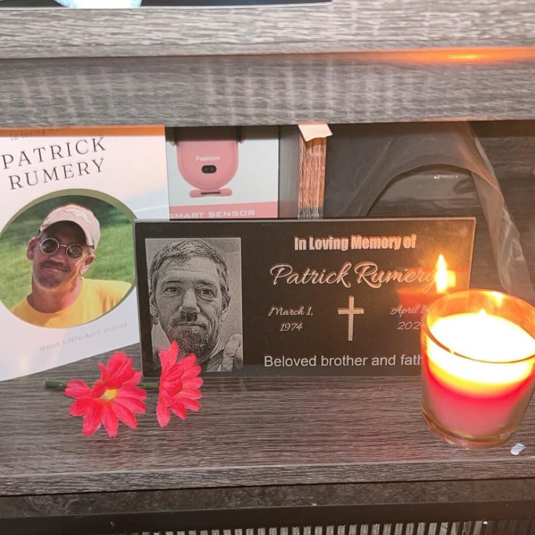 Custom Photo Grave Marker, Grave Marker,outdoor Memorial Plaque ...