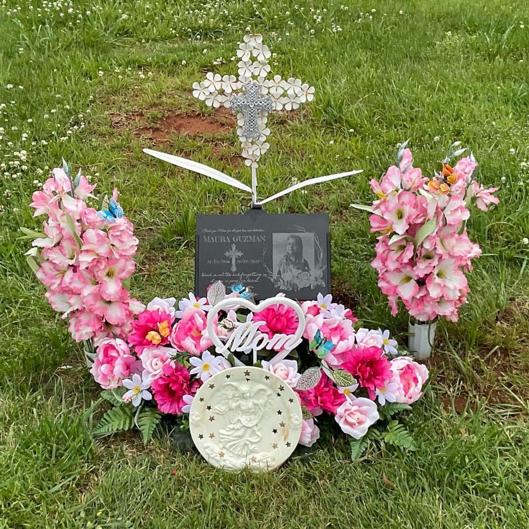 Custom Human Memorial Stone, Grave Marker, Flat Headstone Grave Marker ...