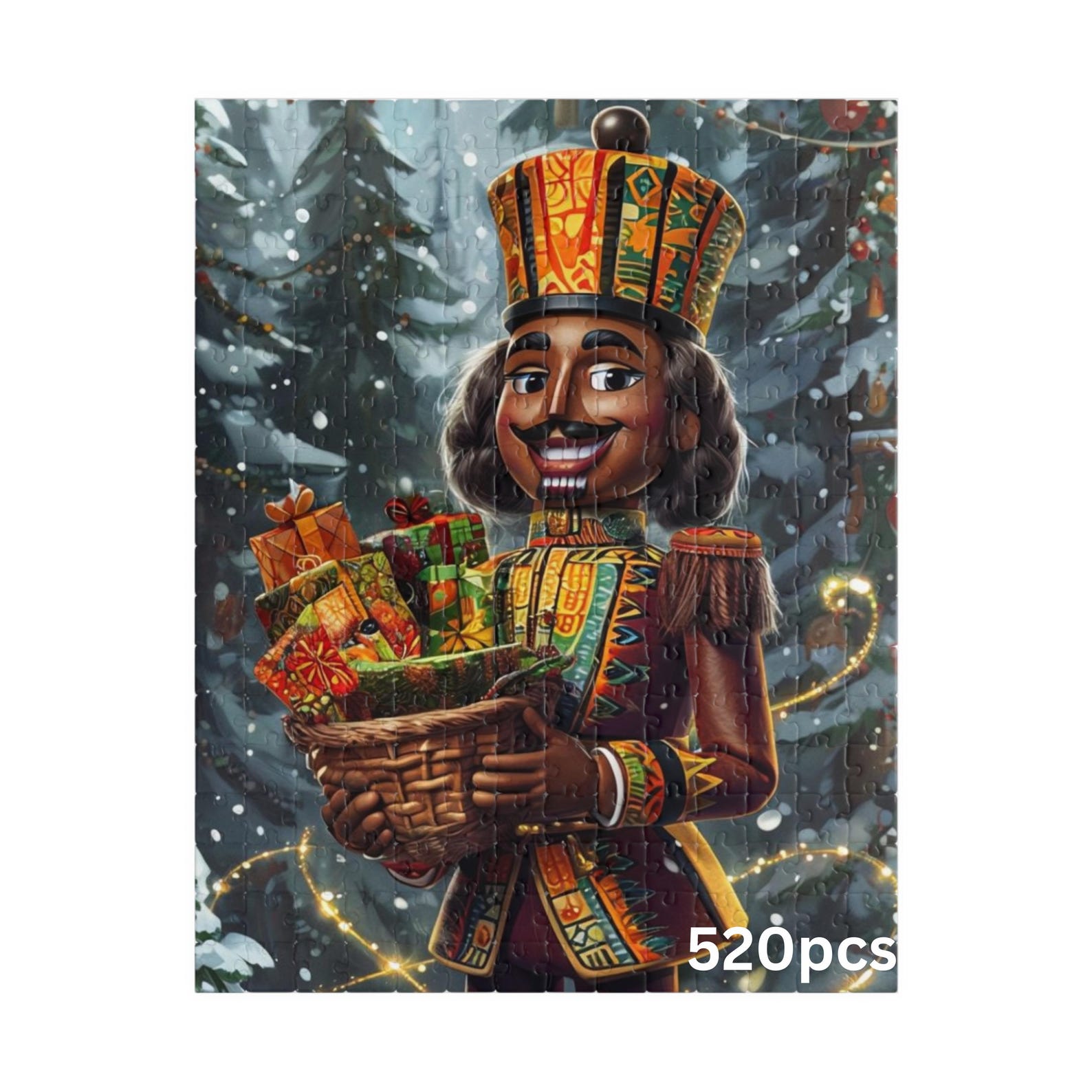Afrocentric Nutcracker Puzzle Black Nutcracker Christmas Jigsaw Puzzle ...