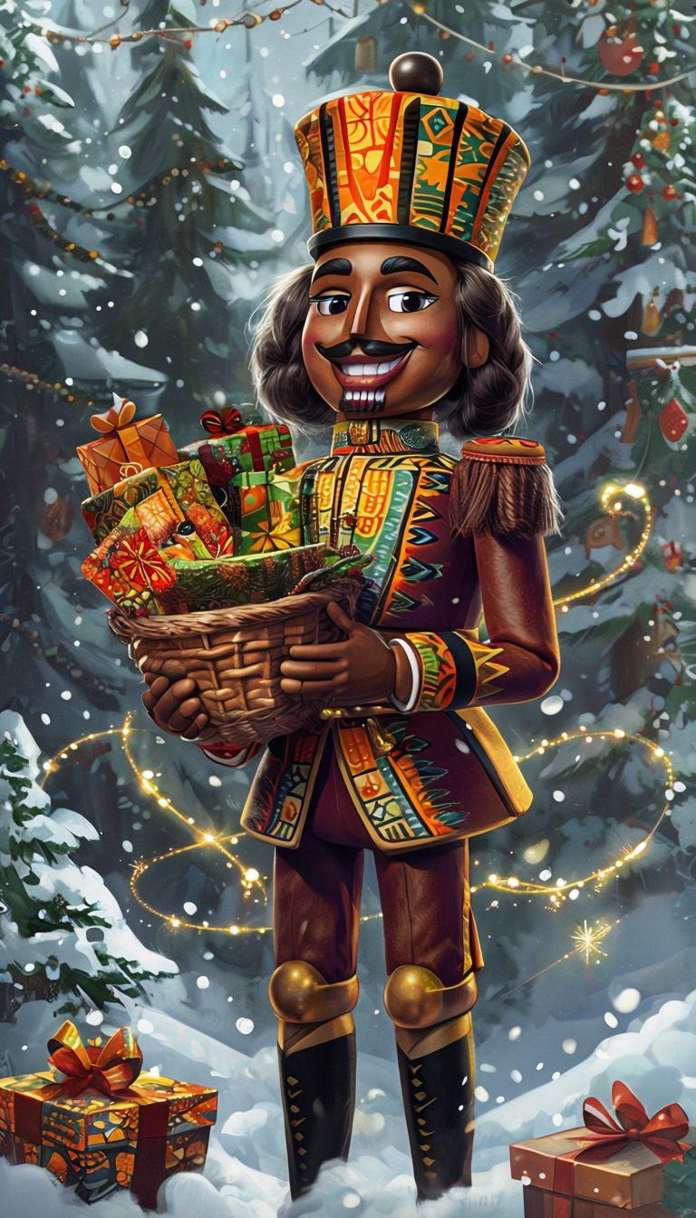 Afrocentric Nutcracker Puzzle - Black Nutcracker Christmas Jigsaw ...