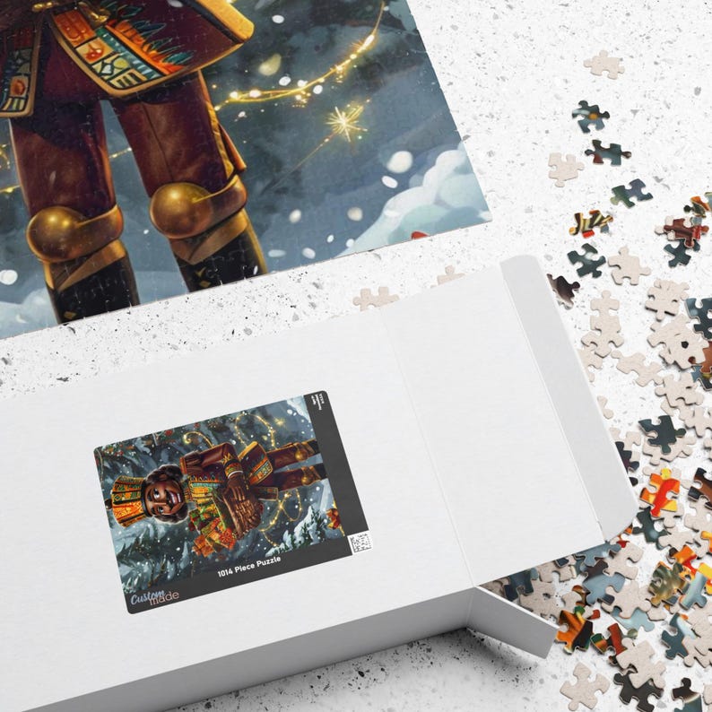 Afrocentric Nutcracker Puzzle - Black Nutcracker Christmas Jigsaw ...