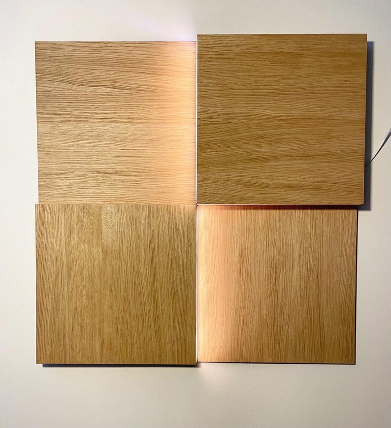 Exclusive Wood Panel With Backlight, 3d Wall Panels, Wall Panels, Wood ...