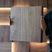 3D Walnut Wood Wall Panels With Integrated LED Backlight – Modern ...