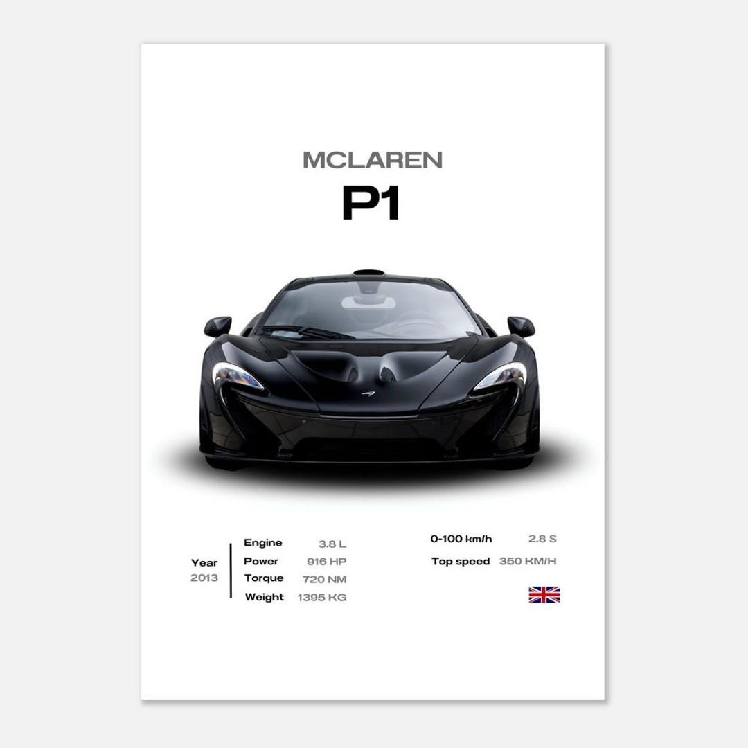 Mclaren P1 Poster - Etsy