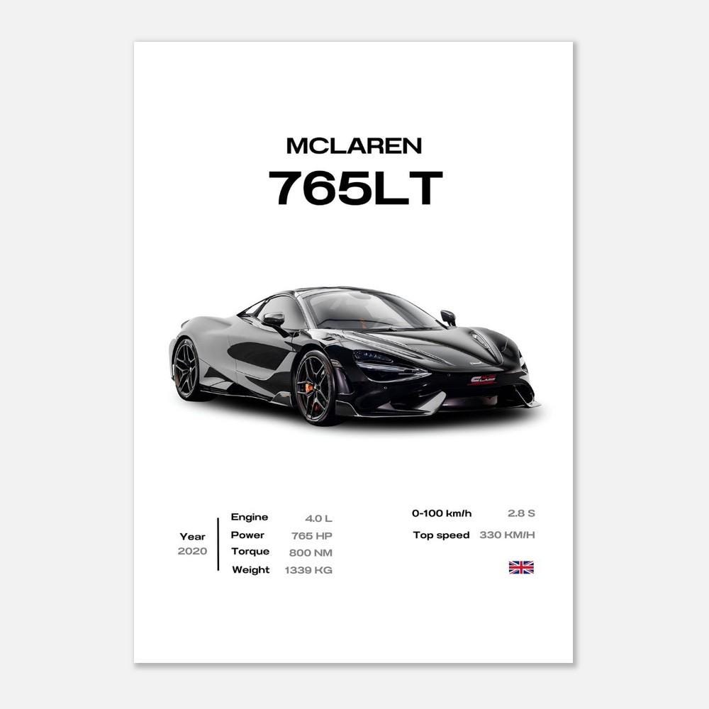 Mclaren 765LT Poster - Etsy