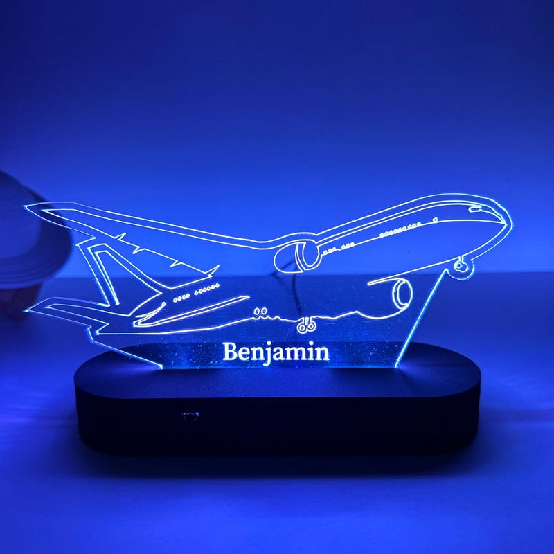 Airplane Night Light - Etsy