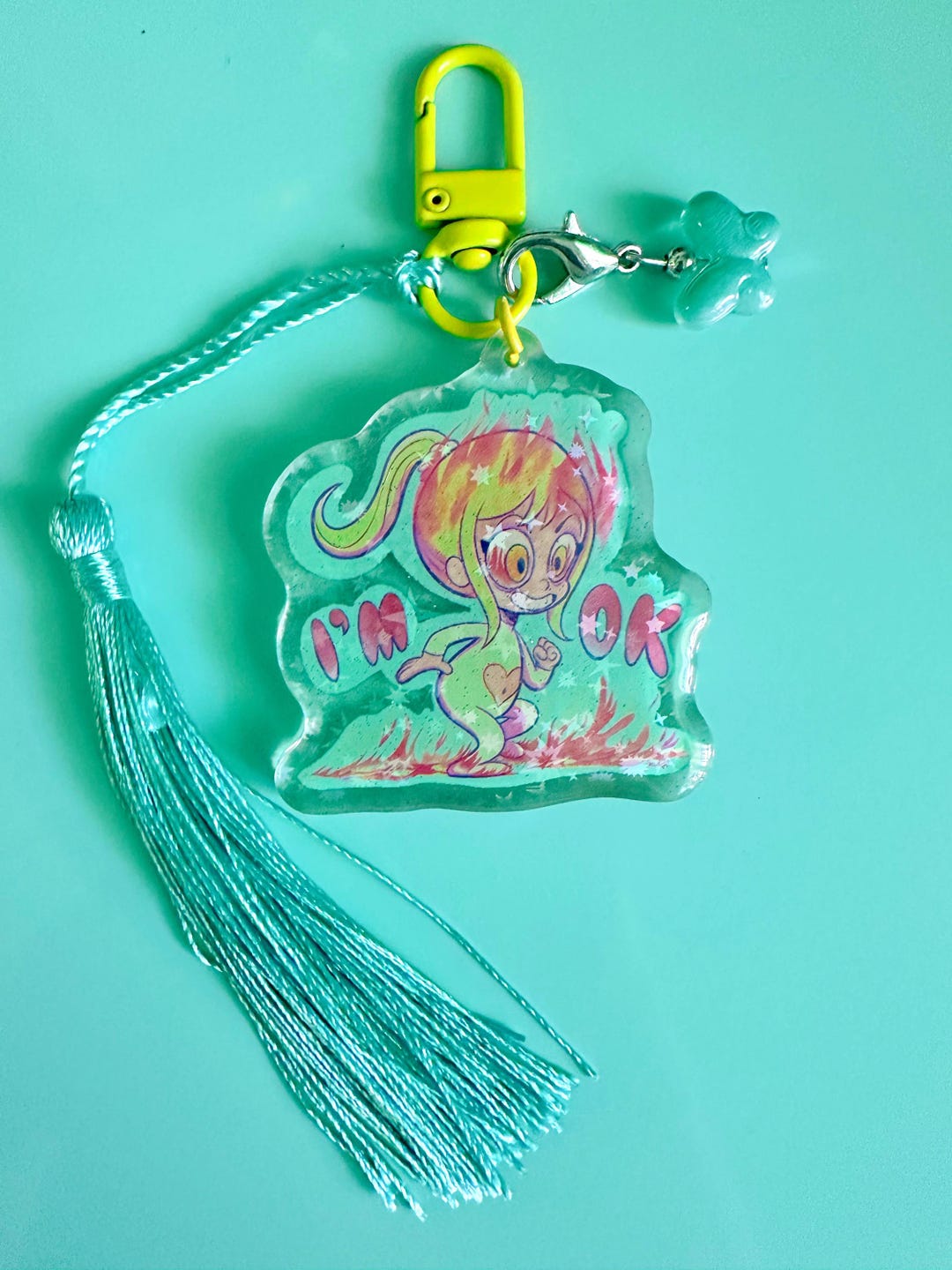 I’M OK - Belly Baby Keychain - Etsy