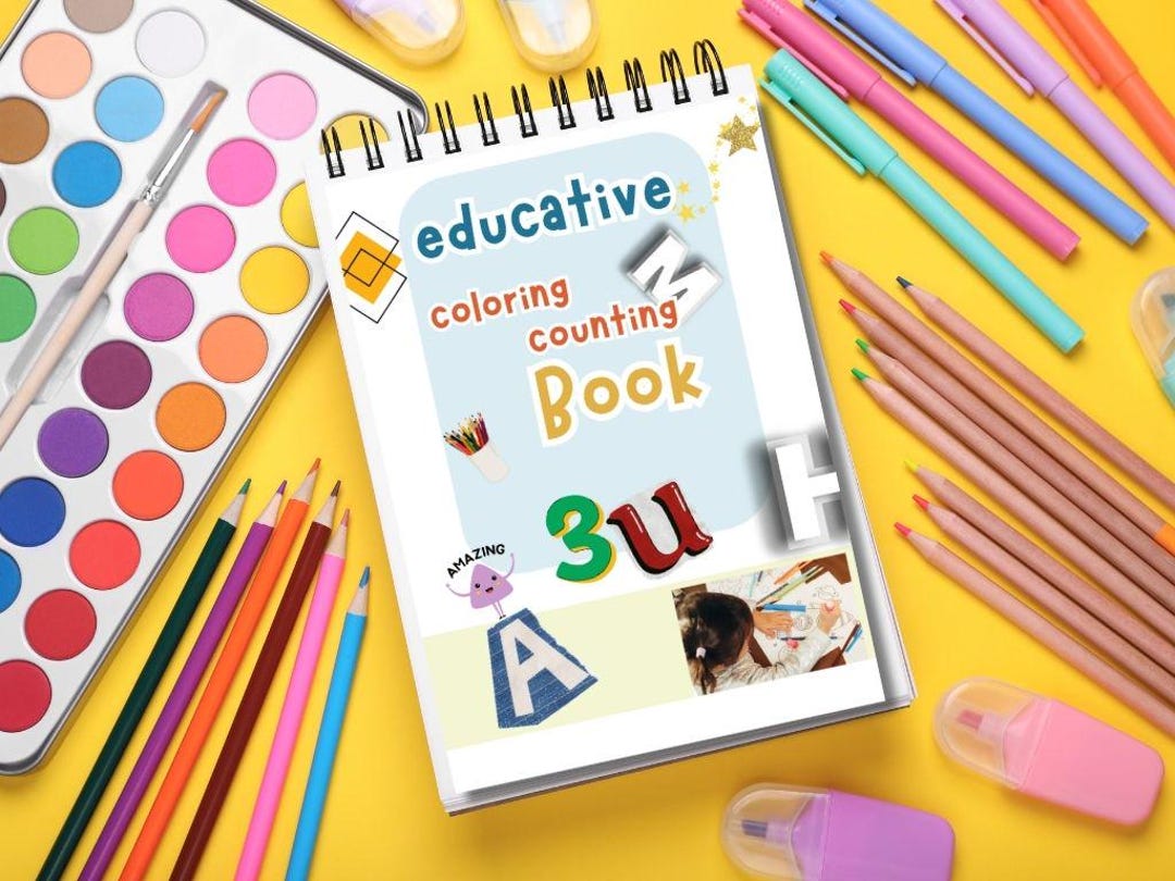 COLORING&COUNTING WORKBOOK - Etsy