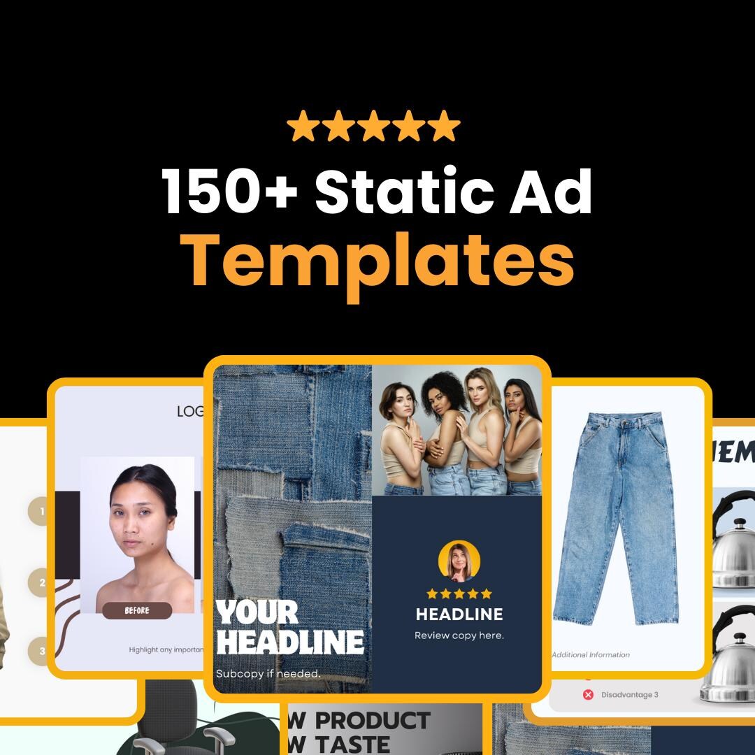 150 Editable Ad Templates for E-commerce - Modern and Professional ...
