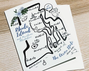 Rhode Island Note Cards - Etsy