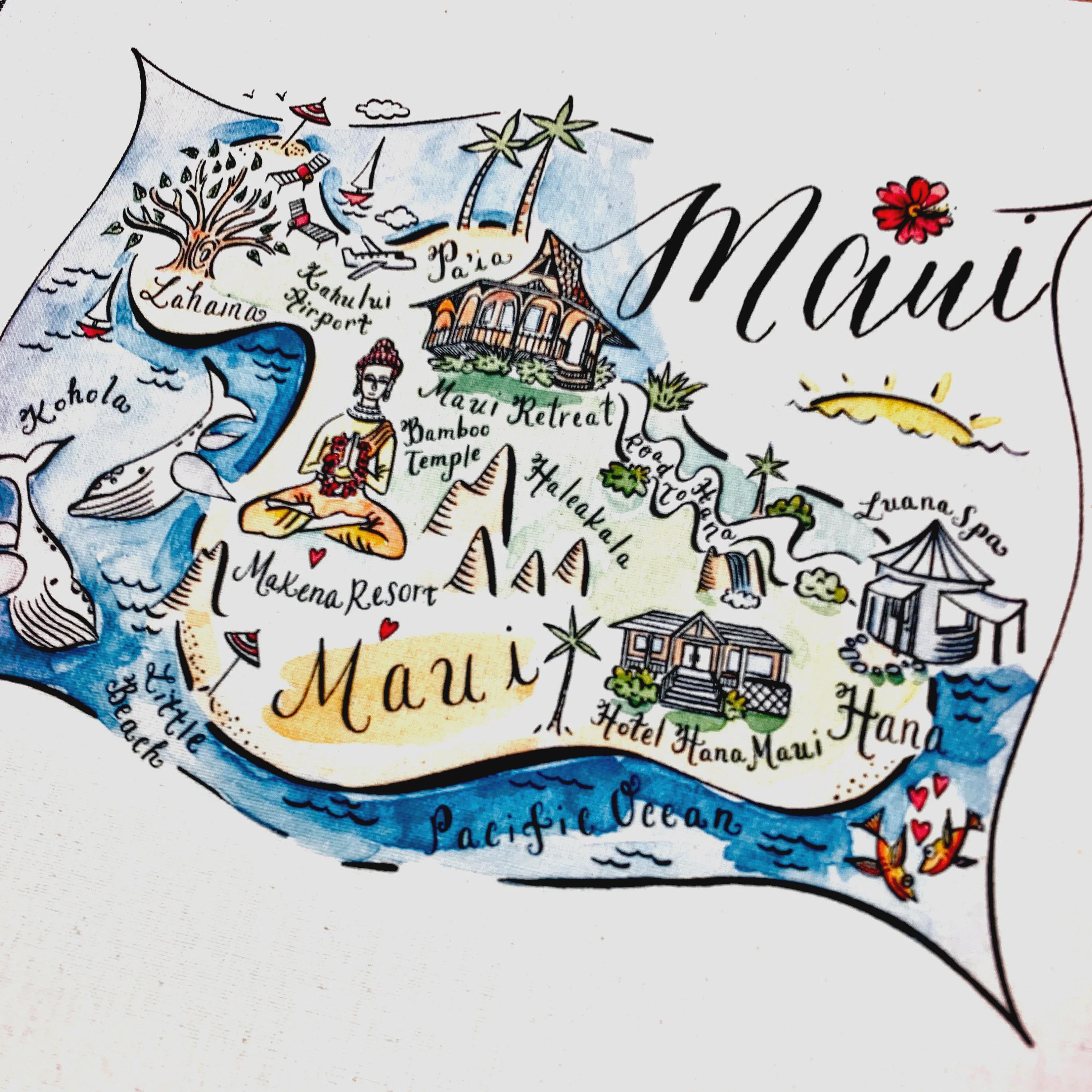 Custom Illustrated Map Design - Etsy