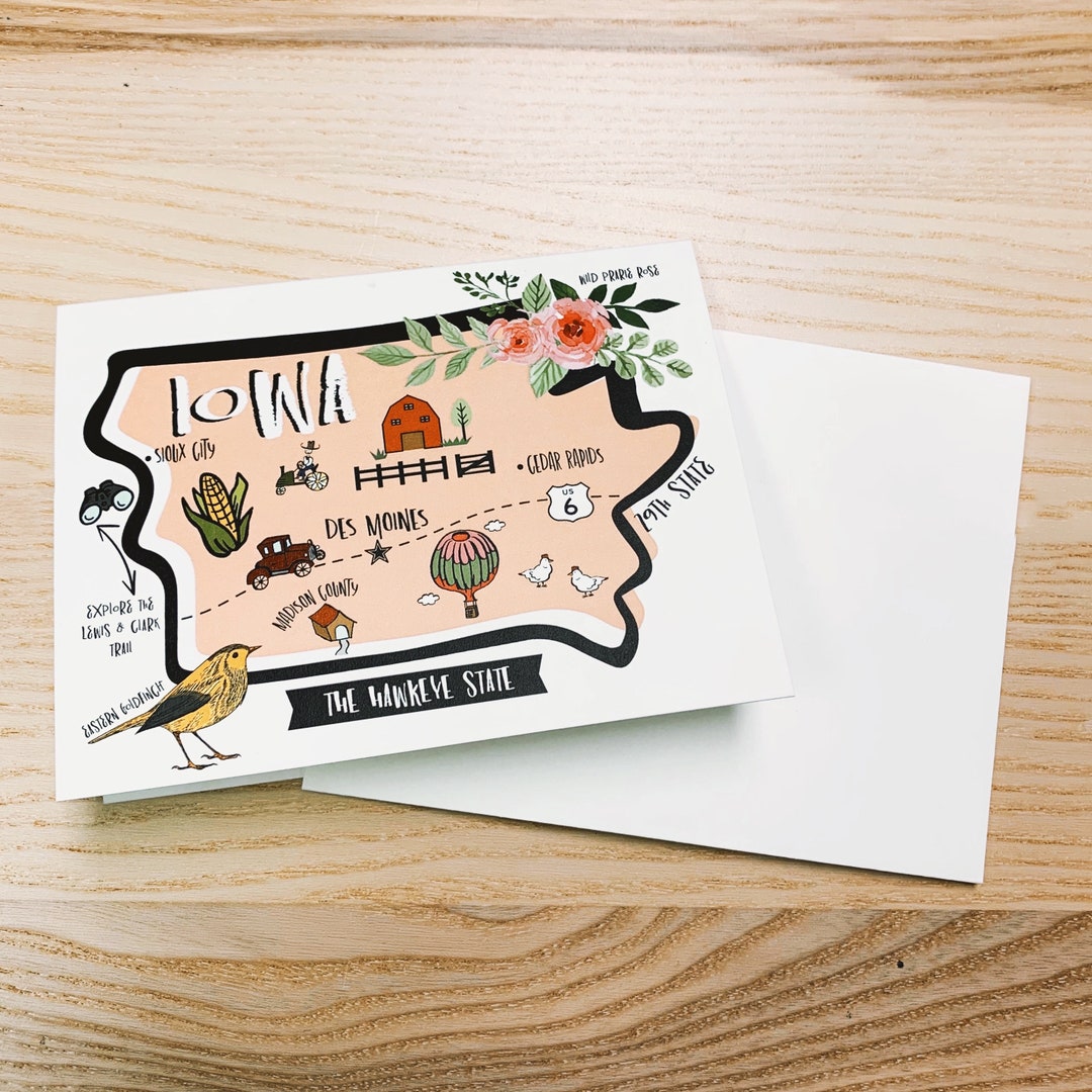 Iowa Boxed Card Set - Etsy