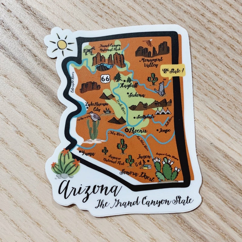Arizona Stickers - Etsy