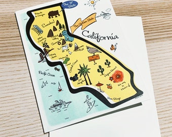 California Card - Etsy