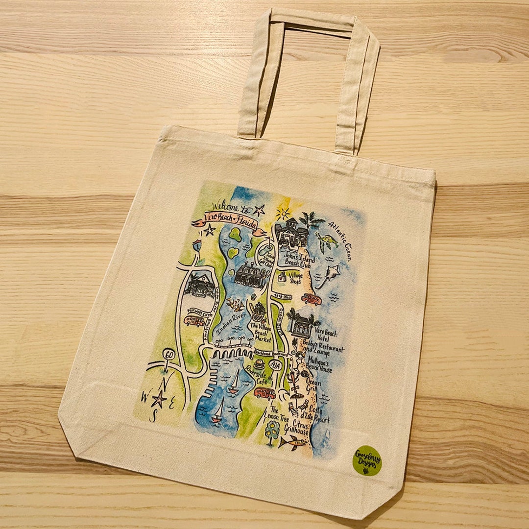 Vero Beach, Florida Tote Bag - Etsy