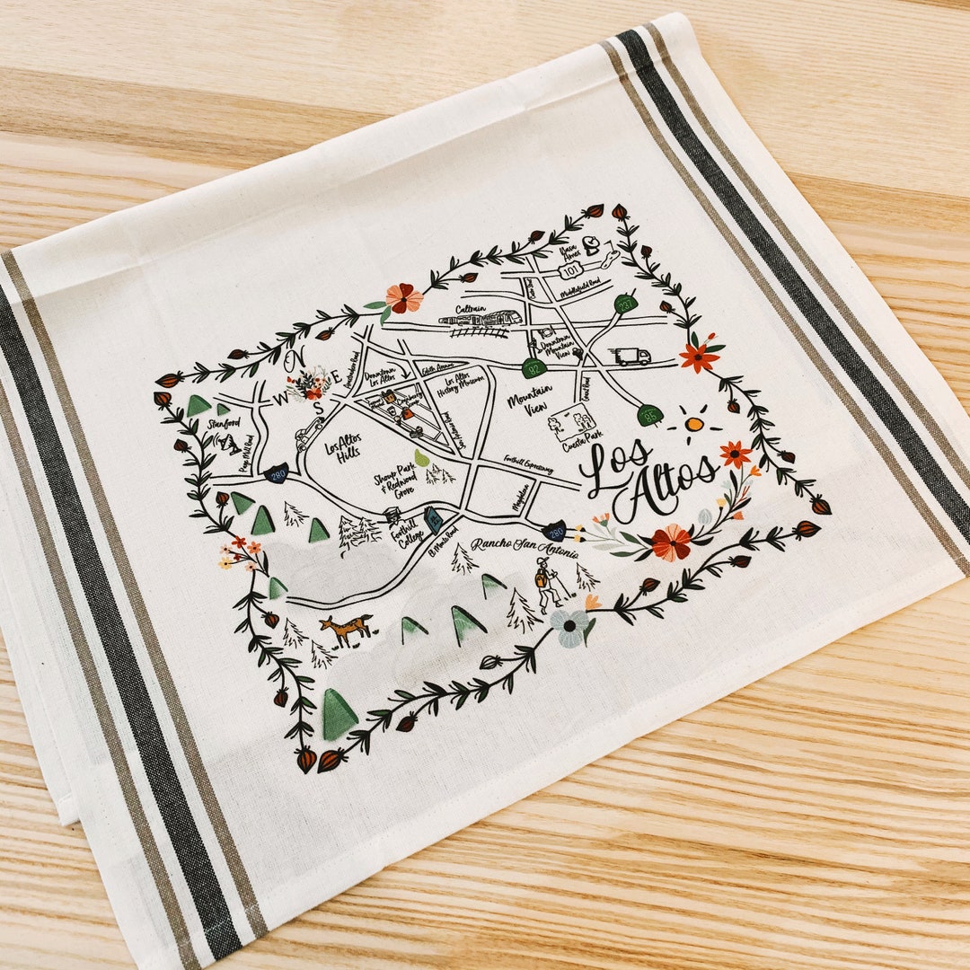 Los Altos Note Card - Etsy