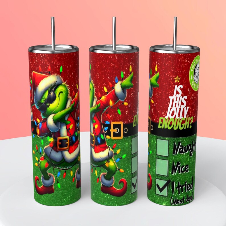 Grinch - 20 Oz Tumbler - Etsy