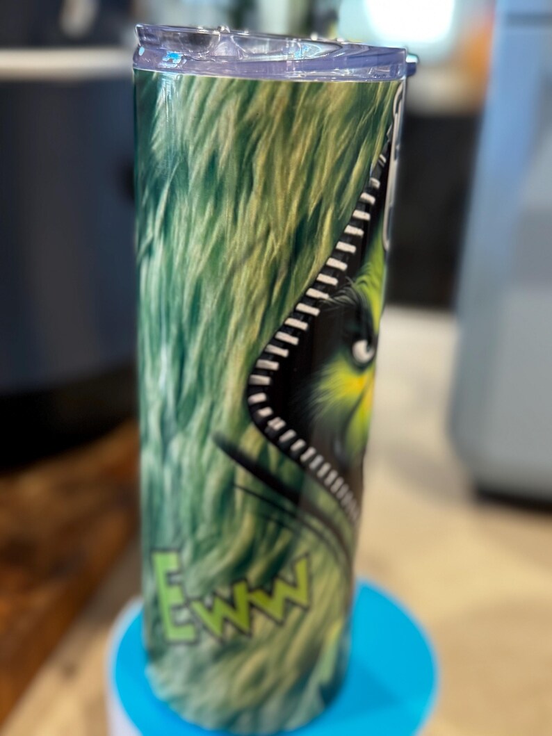 Grinch - Eww People Zipper Tumbler - 20 Oz Tumbler - Etsy