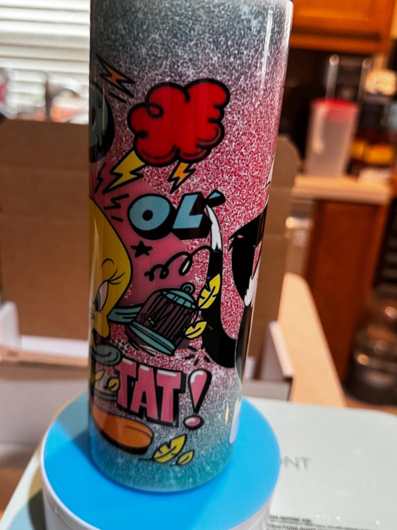 Tweety or Bad Ol Puddy Cat (sylvester & Tweety)- 20 Oz Tumbler - Etsy