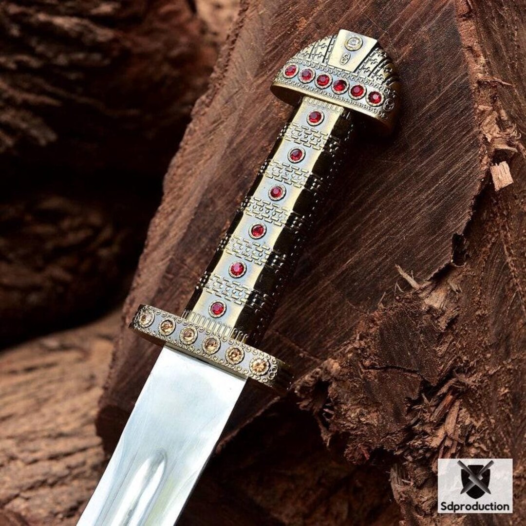 King Ragnar Lothbrok Viking Sword, Handmade Medieval Sword With ...