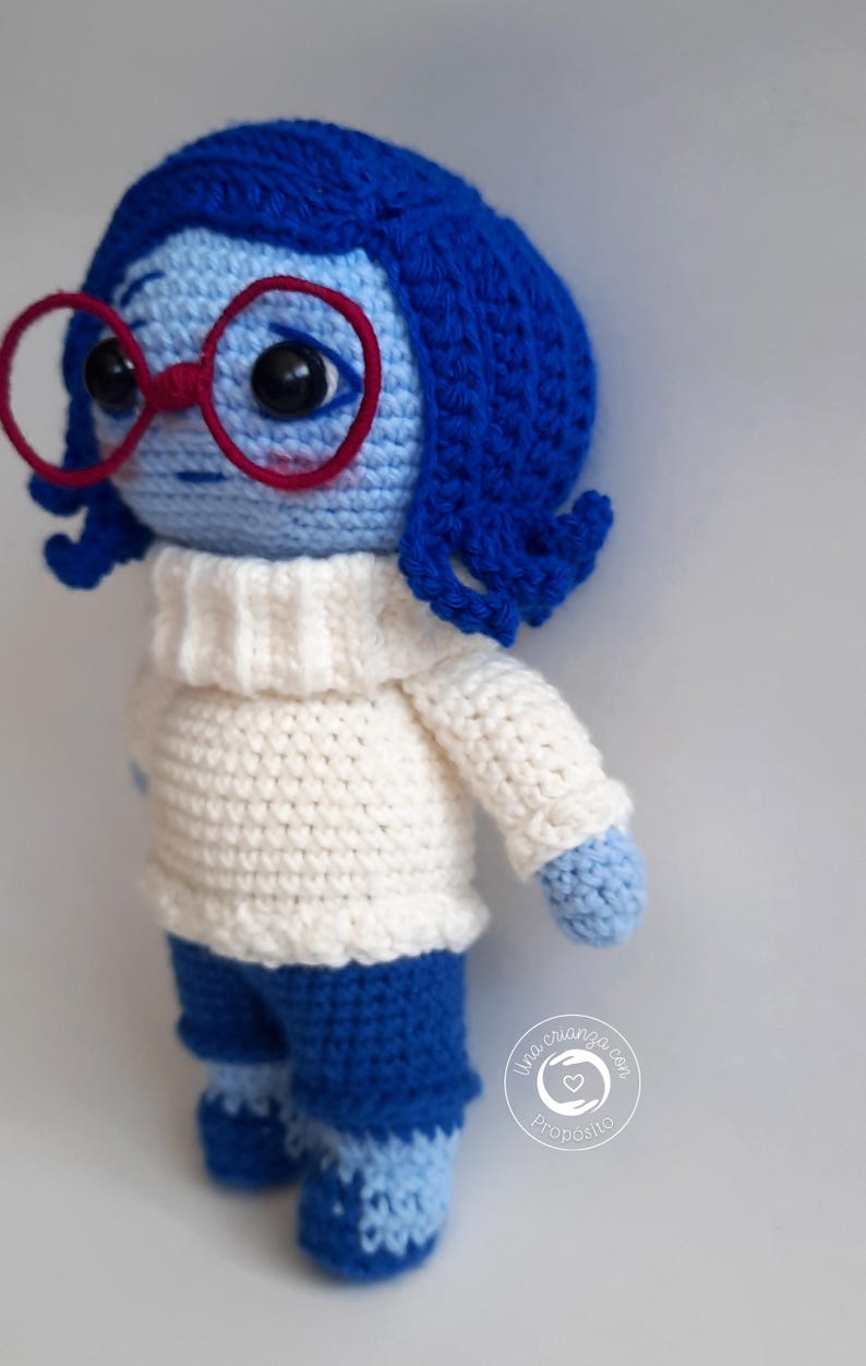 Amigurumi Sadness – Inside Out | Hand-knitted Dolls for Emotional ...