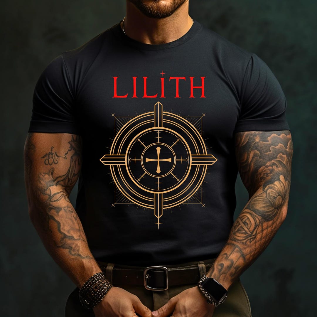Lilith Sigil T-shirt, Occult Symbol Shirt, Dark Goddess Tee, Witchy ...